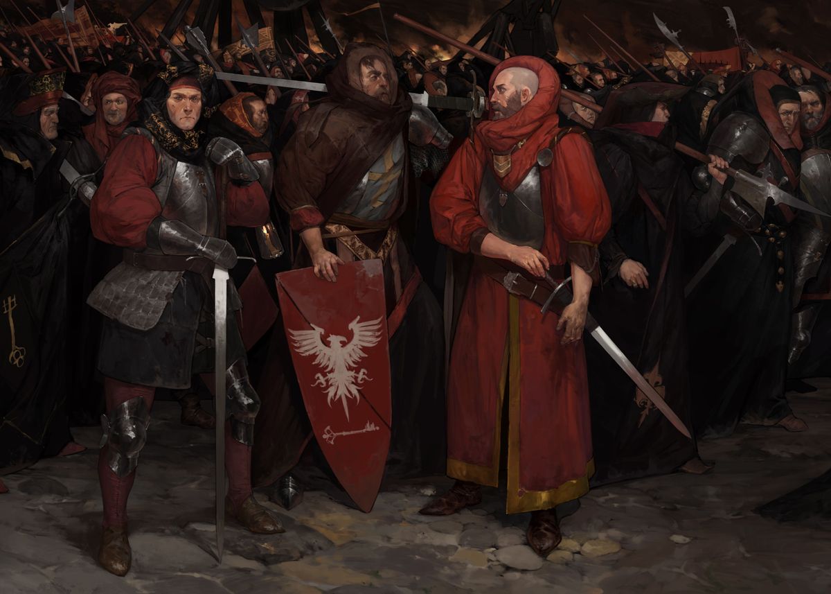 'Crusade' Poster, picture, metal print, paint by Igor Sid | Displate