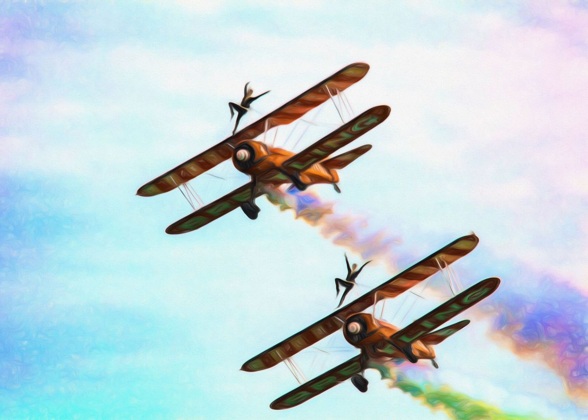 'The Barn Stormers' Poster, picture, metal print, paint by Chris Lord ...