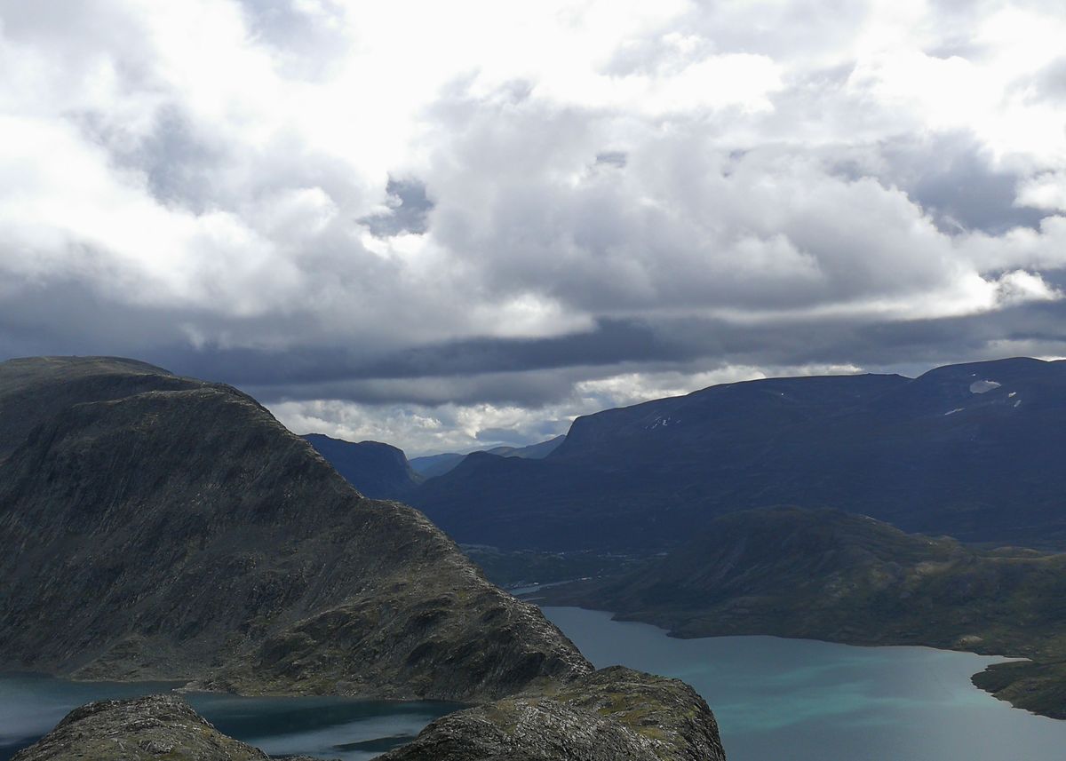 'Another look on the Besseggen' Poster, picture, metal print, paint by ...