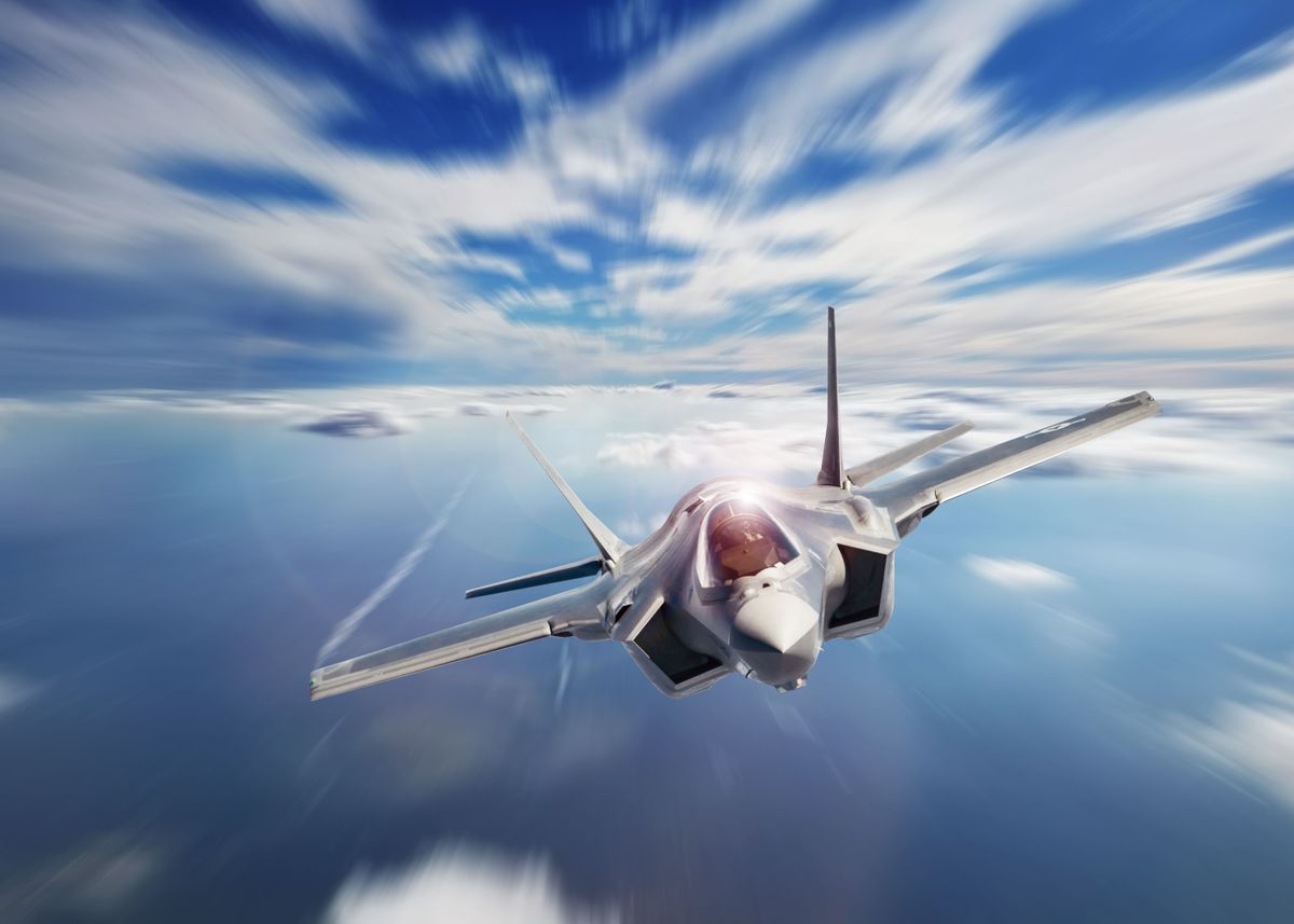 'F-35 lightning II' Poster, picture, metal print, paint by Airpower Art ...