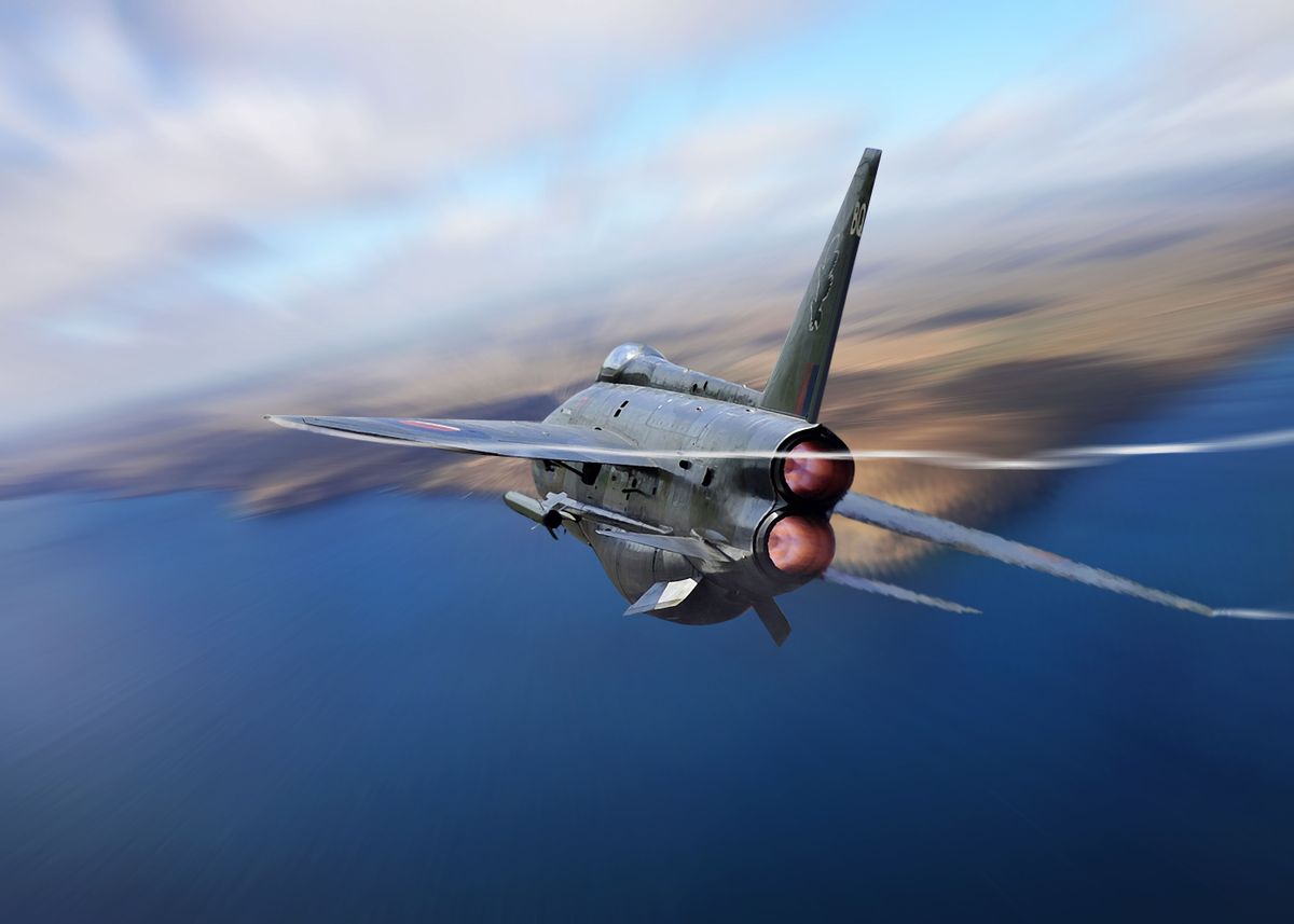 'BAC F6 Lightning ' Poster, picture, metal print, paint by Airpower Art ...