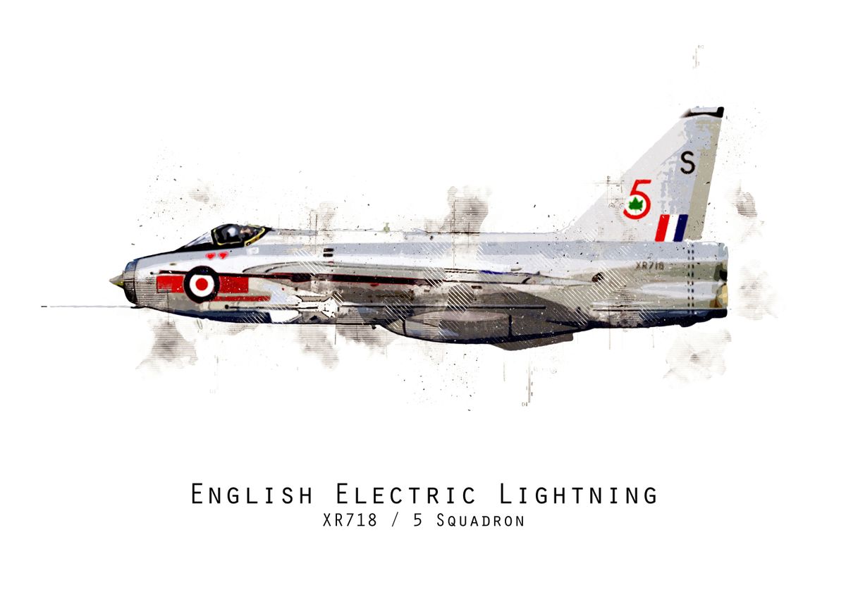 'English Electric Lightning' Poster by Airpower Art | Displate