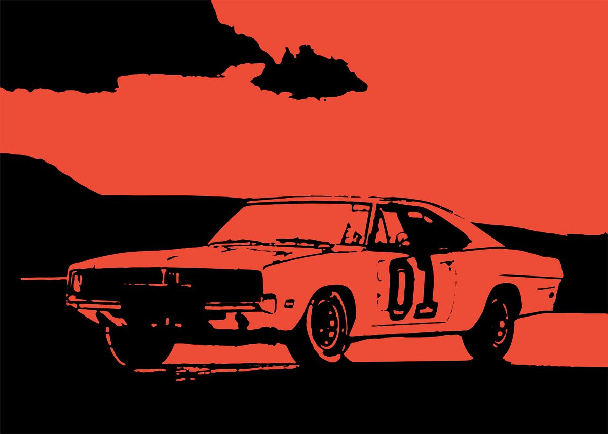 'General Lee ' Poster, picture, metal print, paint by Alex Winkler ...