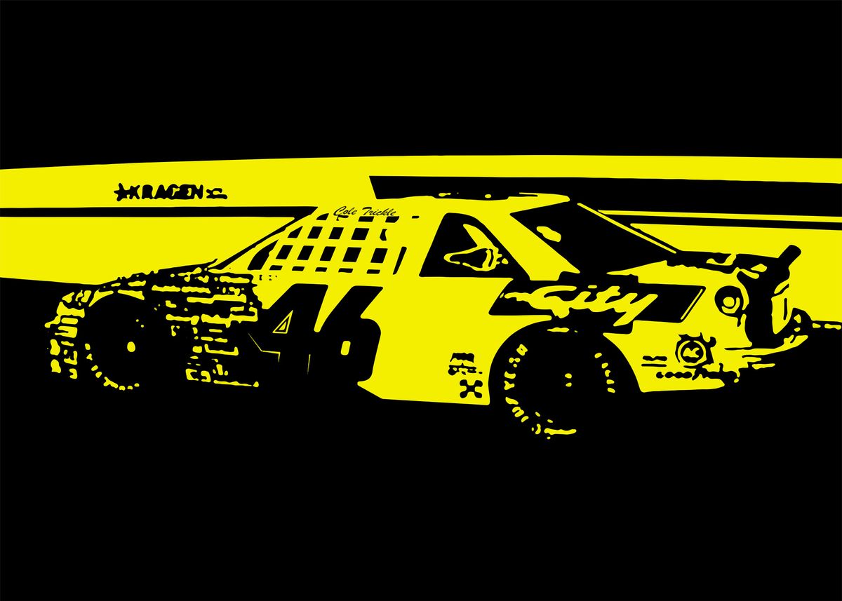 'Days of Thunder' Poster, picture, metal print, paint by Alex Winkler ...