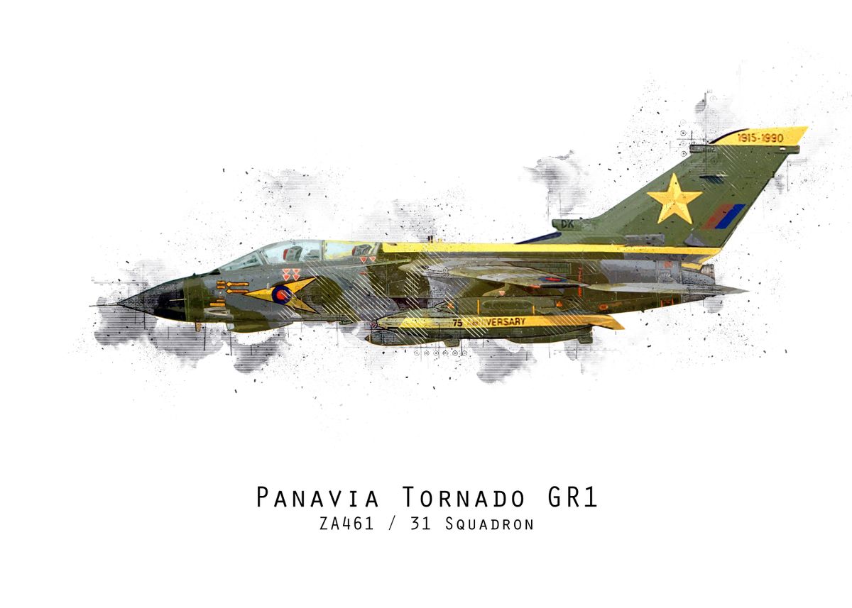 'RAF Panavia Tornado GR1' Poster, picture, metal print, paint by ...
