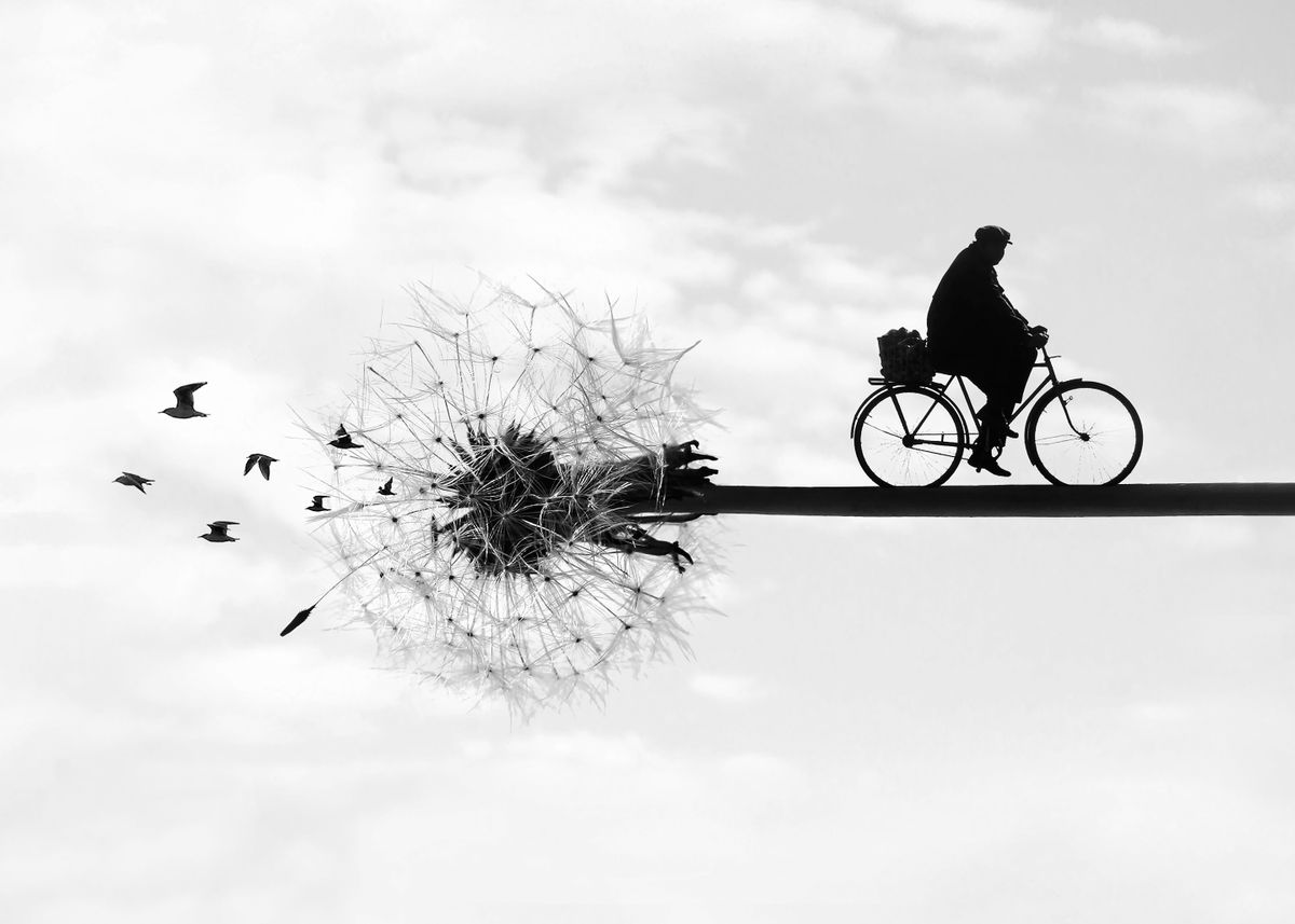 'Chasing the Wind' Poster, picture, metal print, paint by Enkel Dika ...