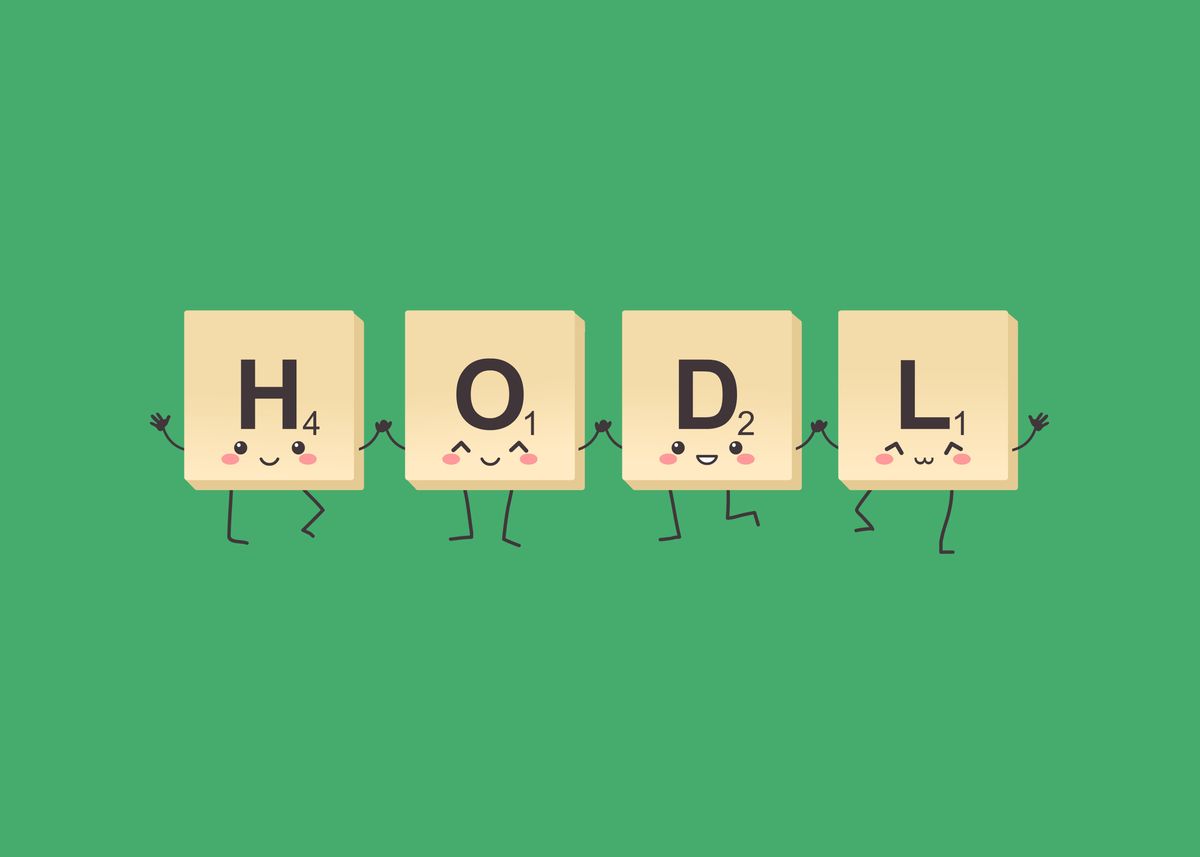 'The HODL Game' Poster by Ana Villanueva | Displate