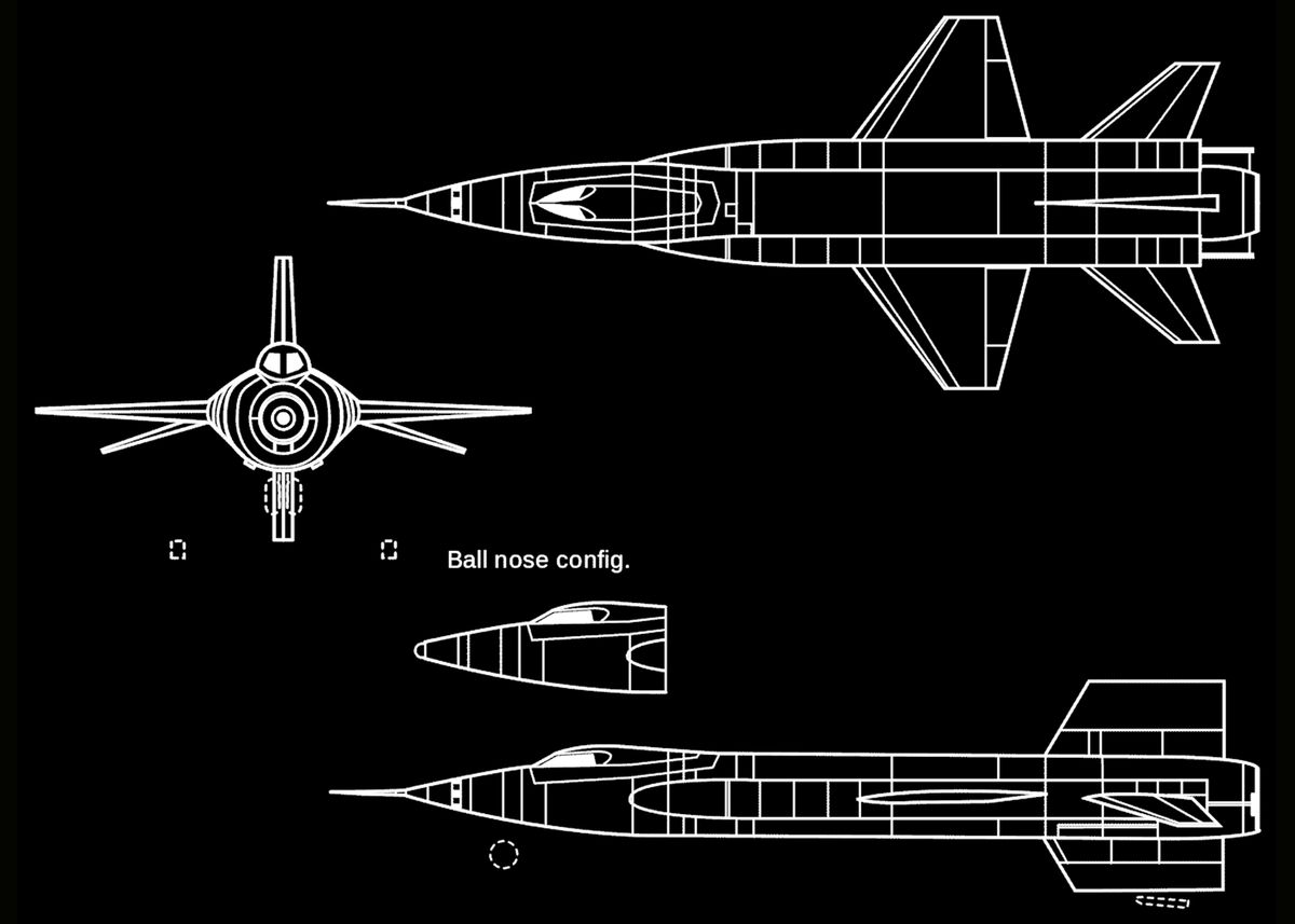 '1280px North American X-15' Poster by Star Stary | Displate