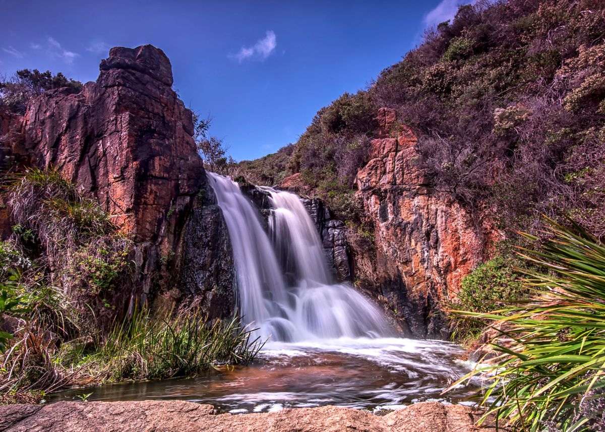 'Quininup Falls' Poster, picture, metal print, paint by David Ashley ...
