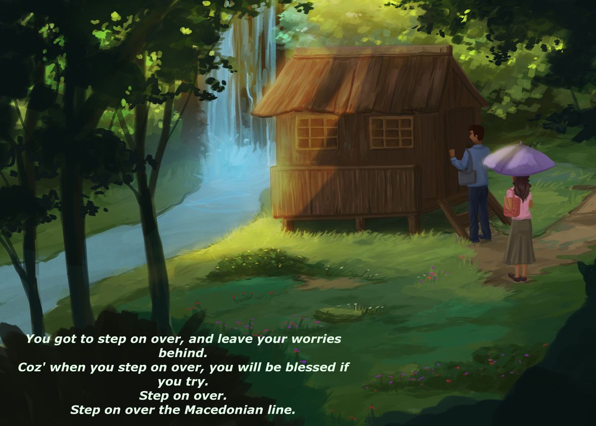 'Couple' Poster, picture, metal print, paint by Michelle Manlapaz | Displate