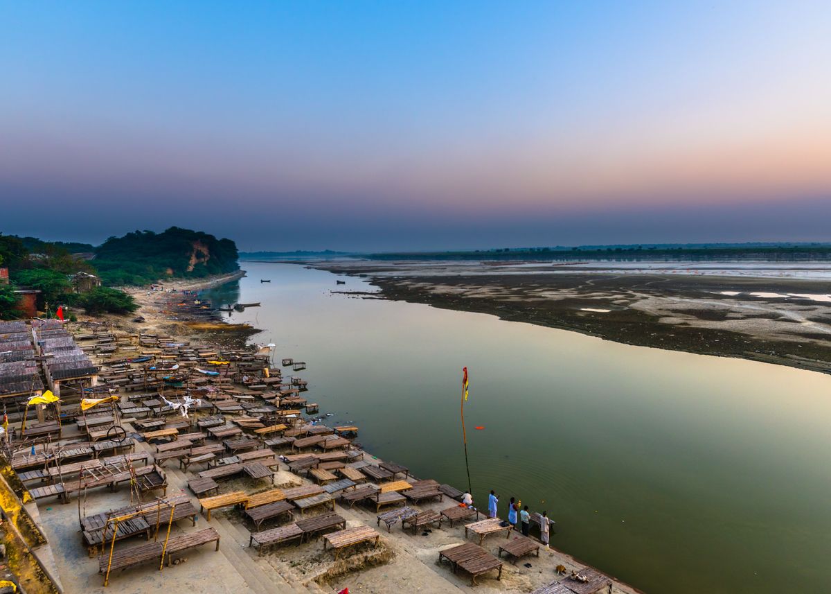 'Ghats of India' Poster by Swapan Banik | Displate