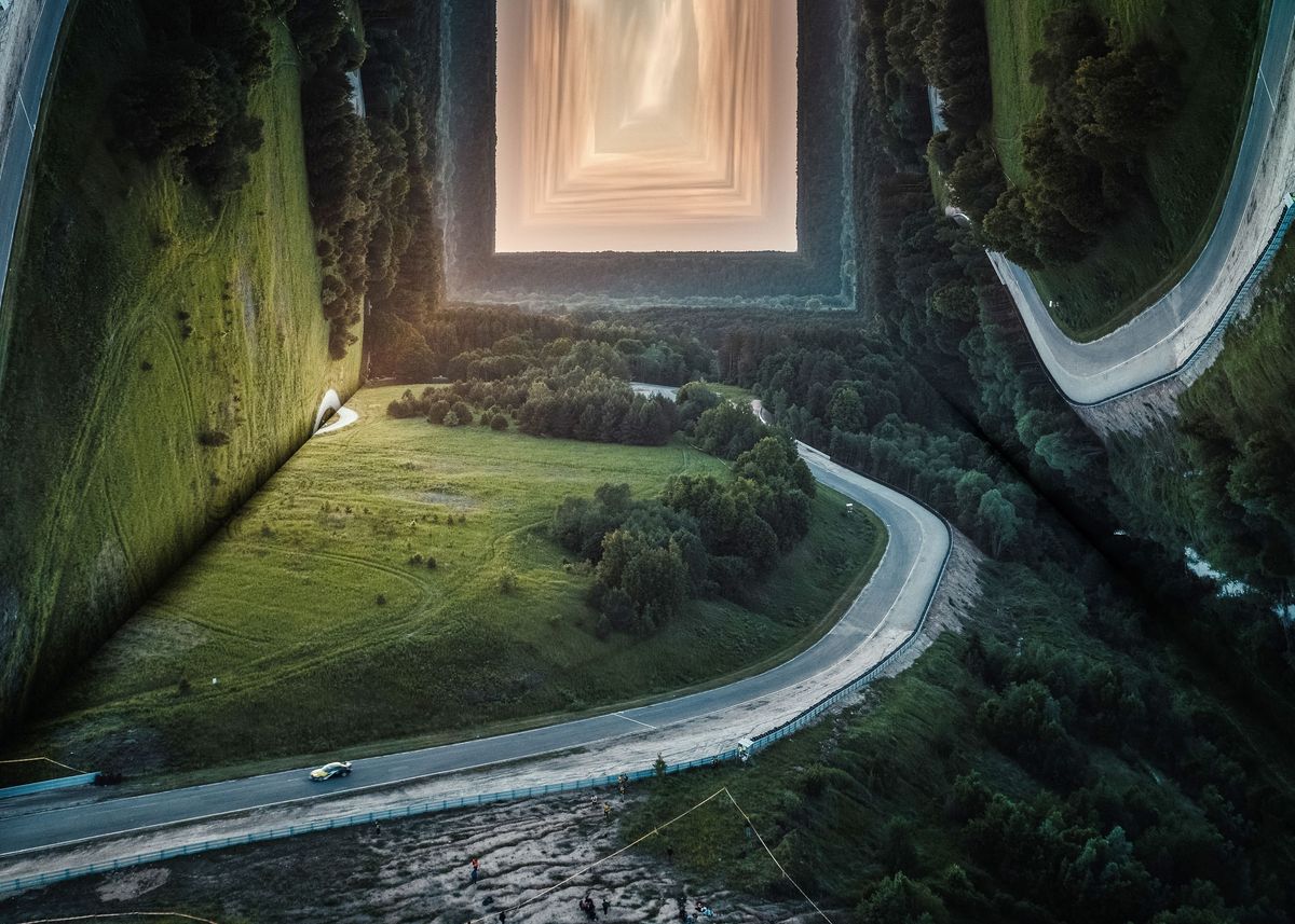 'Twisted' Poster, picture, metal print, paint by Martynas | Displate