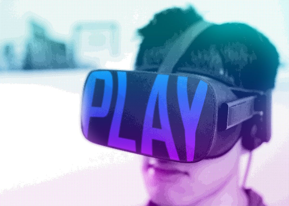 'PLAY' Poster by Danny Guo | Displate