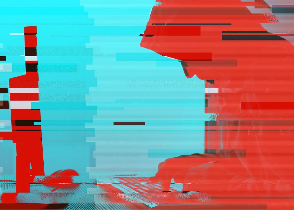 'Computer hacker' Poster by Igor Stevanovic | Displate