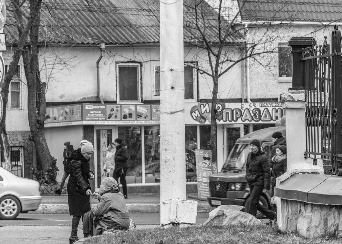 'Beggar' Poster, picture, metal print, paint by NAMA | Displate