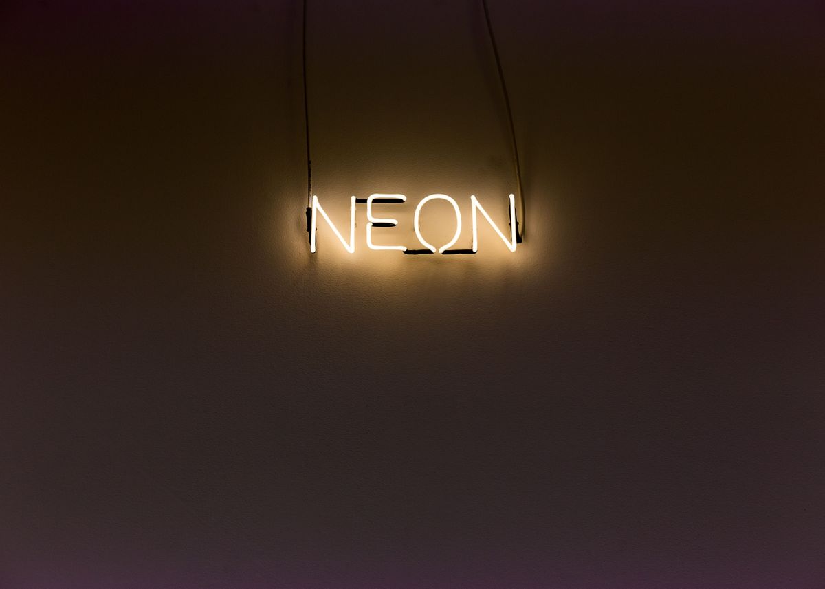 'neon' Poster, picture, metal print, paint by Gab Fernando | Displate