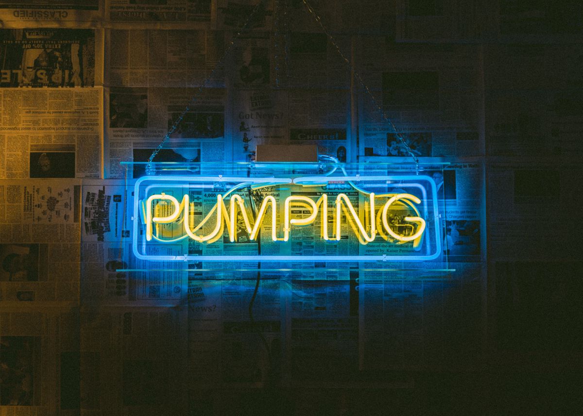 'pumping' Poster by Gab Fernando | Displate