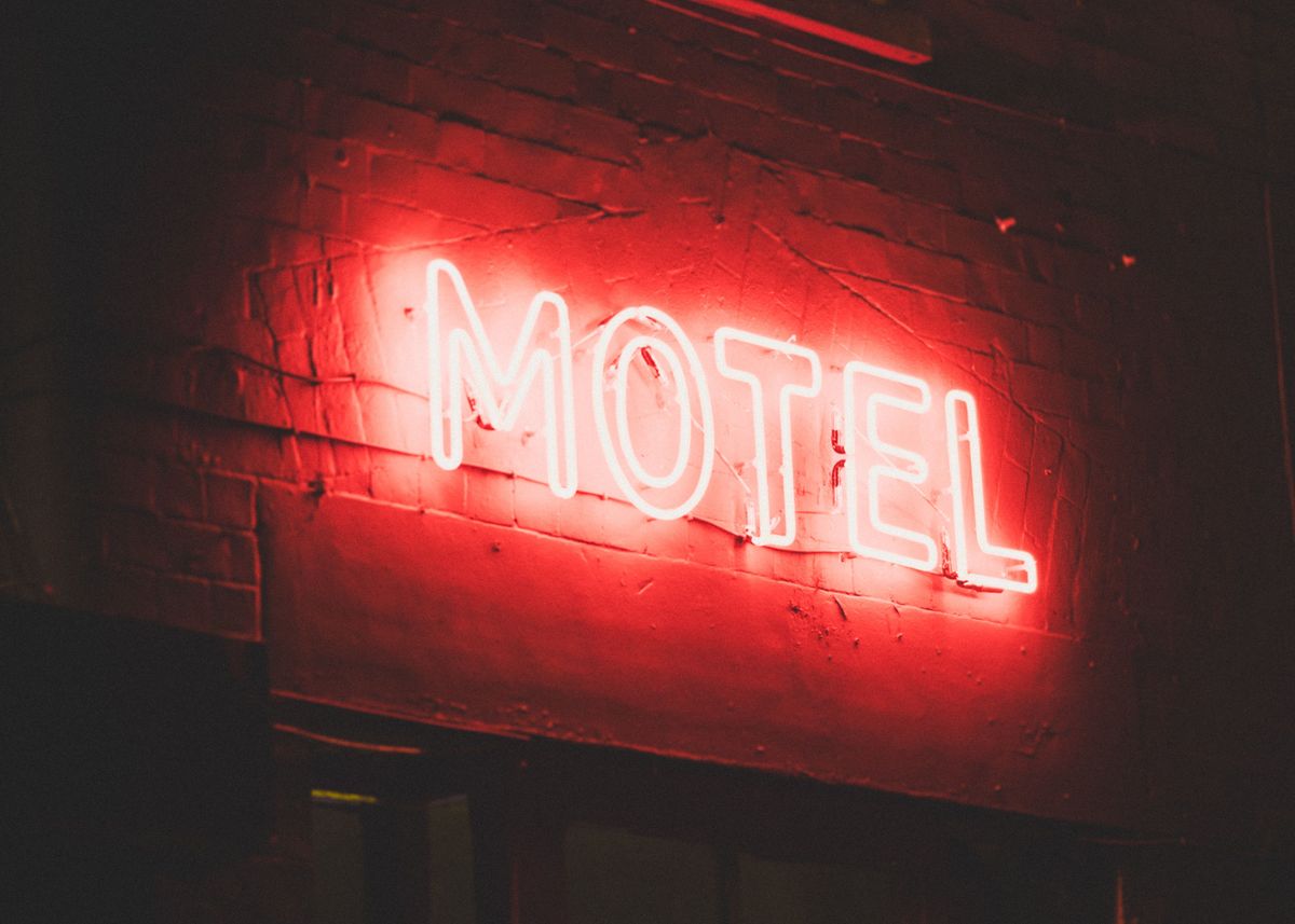 'motel' Poster, picture, metal print, paint by Gab Fernando | Displate