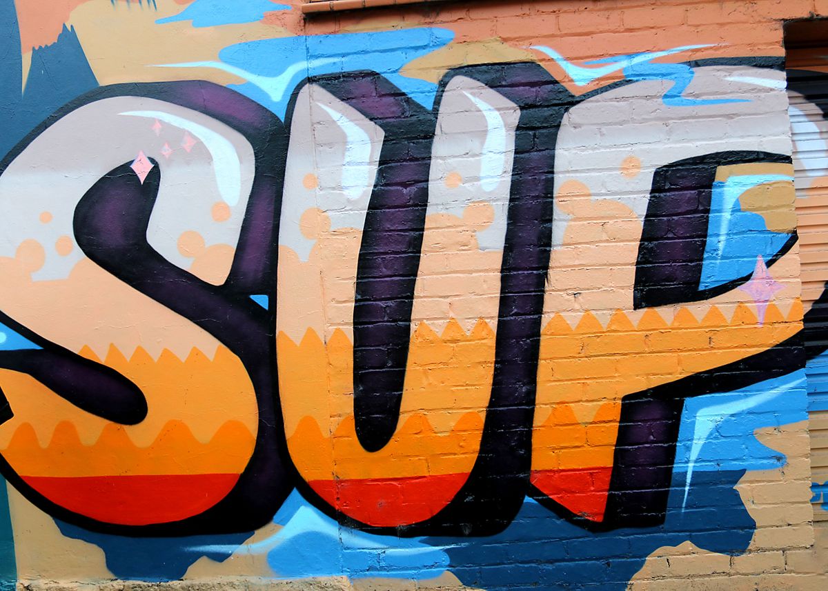 'Wassup' Poster by Oz StreetArt | Displate
