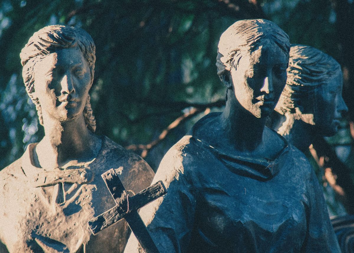 'Blue Religion' Poster by Vlad Rotaru | Displate