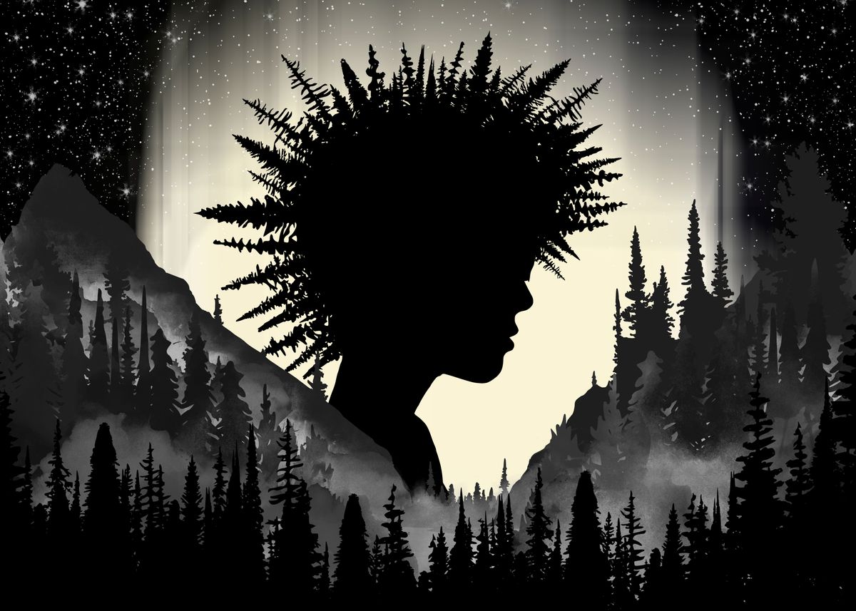 'Forest Punk' Poster, picture, metal print, paint by Ilya Danilov ...