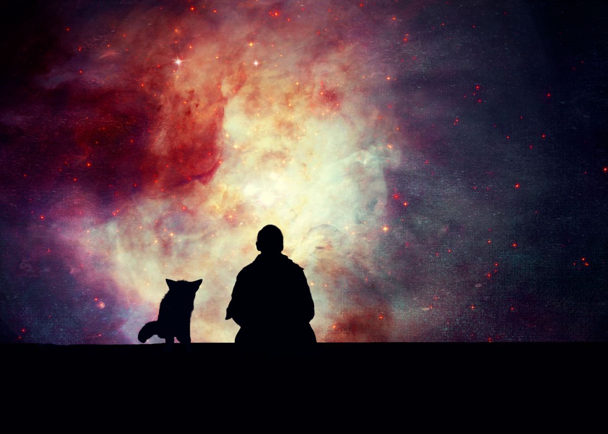 'awe' Poster, picture, metal print, paint by Dirk Wüstenhagen | Displate