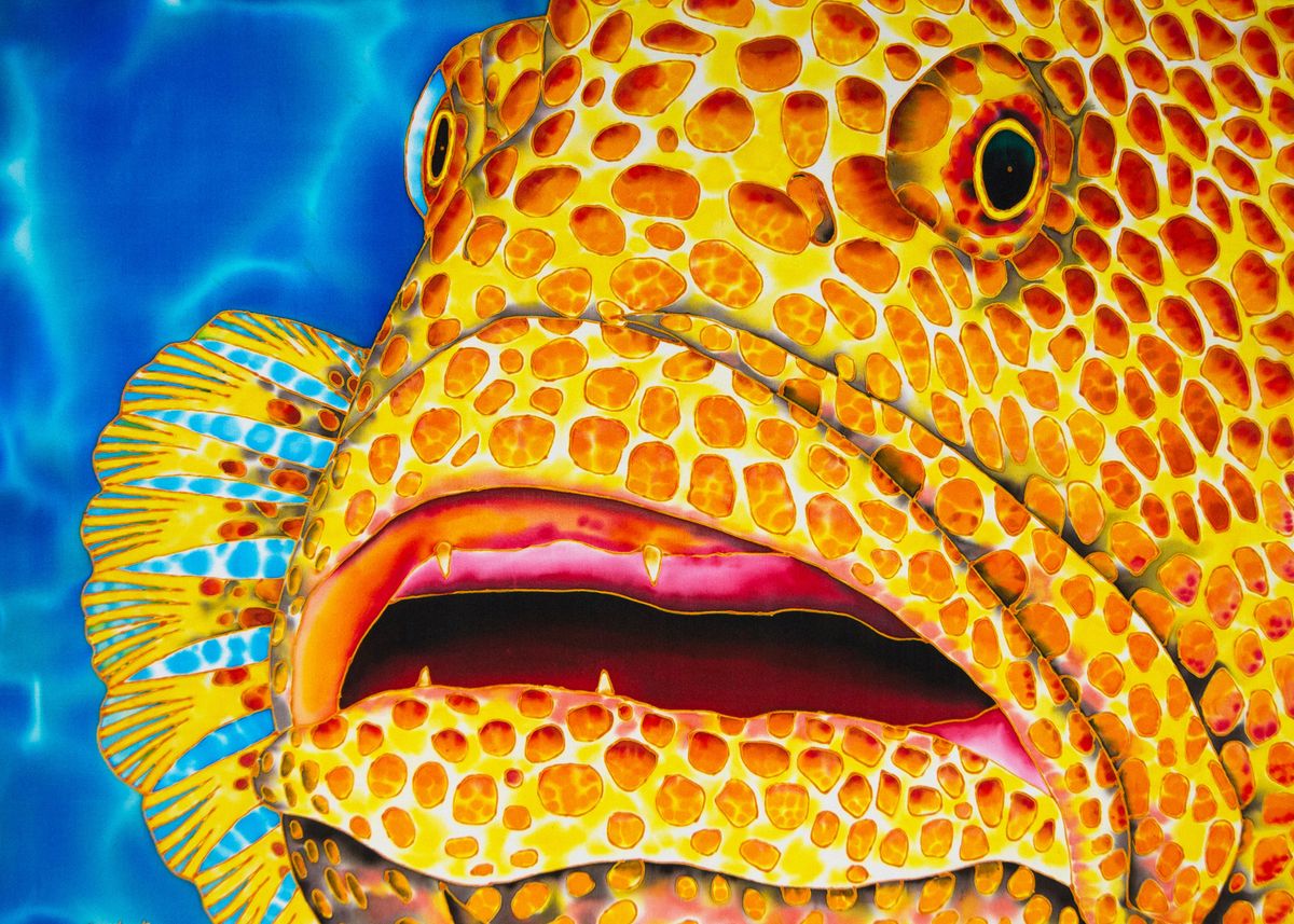 'Tiger Grouper' Poster by Daniel Jean-Baptiste | Displate