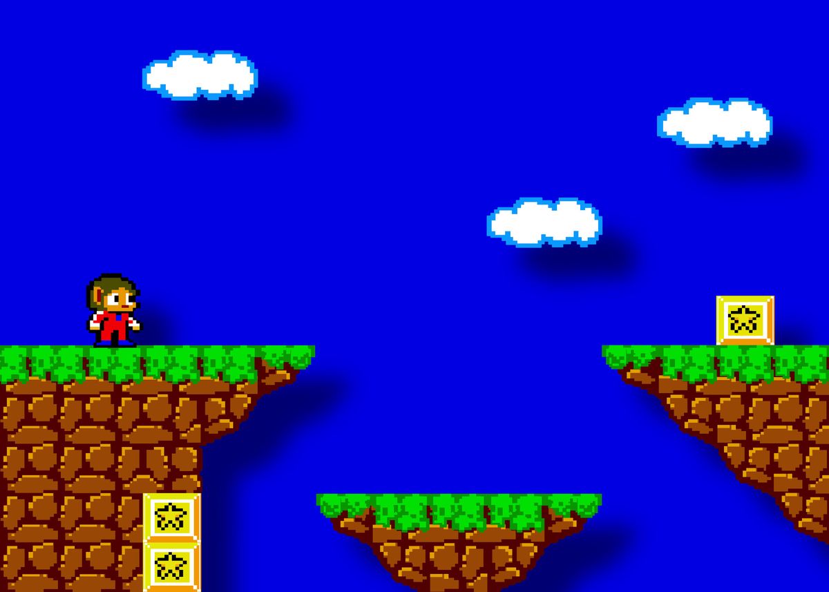 'Alex Kidd The Beginning' Poster, picture, metal print, paint by ...