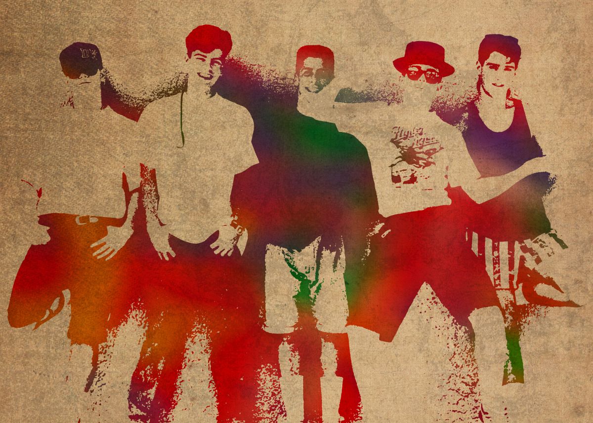 'New Kids on the Block' Poster, picture, metal print, paint by Design ...