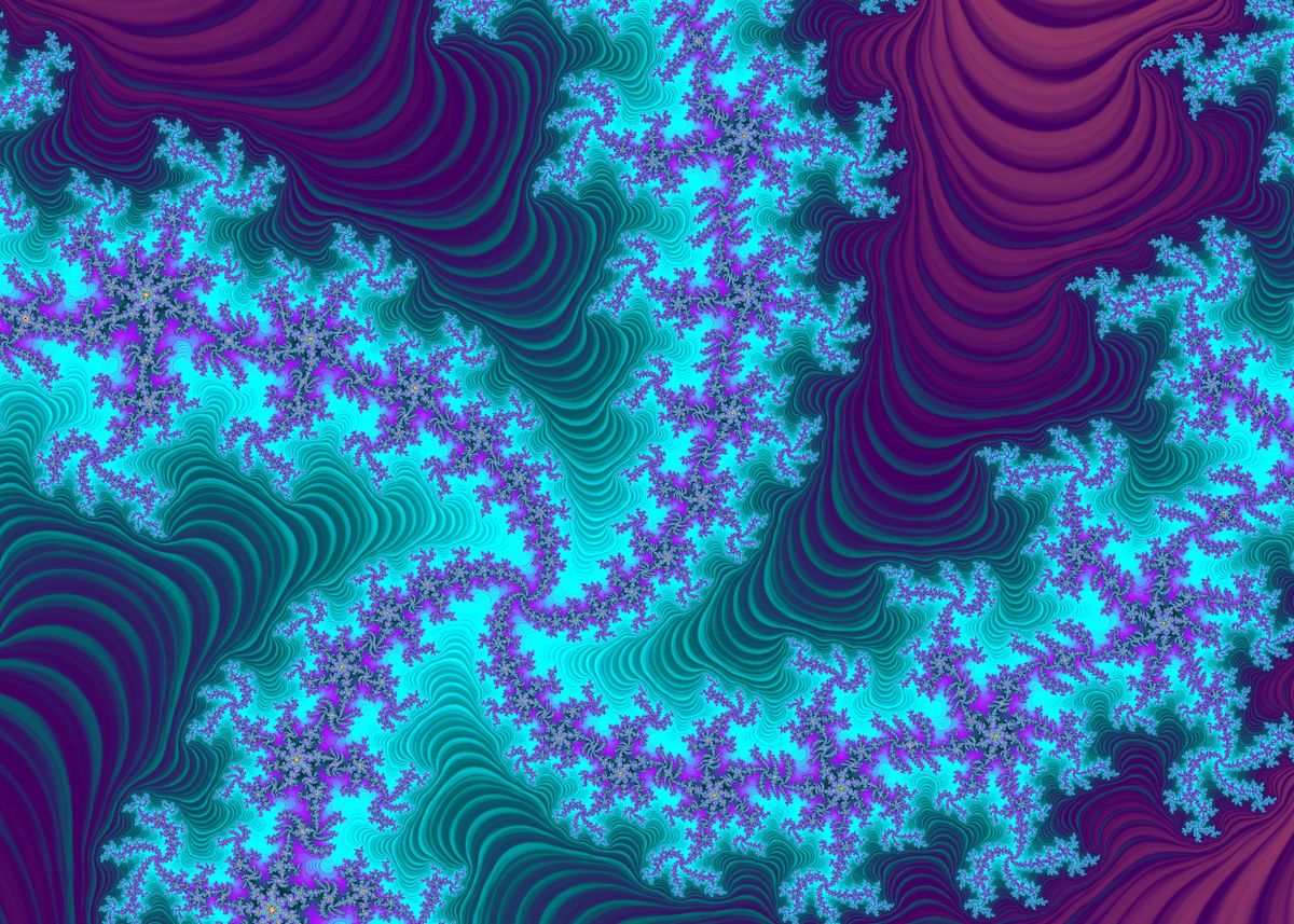 'Hilbert Curve' Poster, picture, metal print, paint by Charlie ...