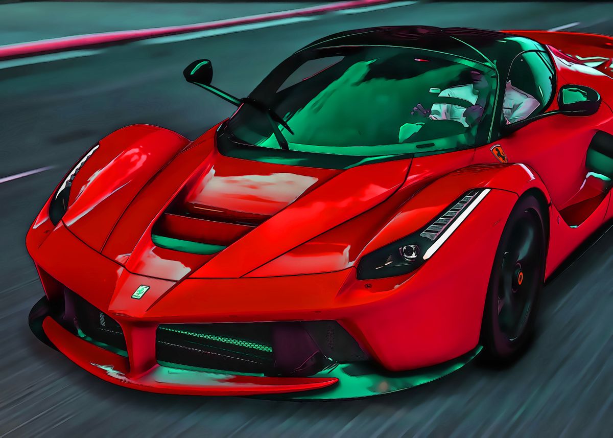 'Enzo' Poster, picture, metal print, paint by Tatjana Geyr | Displate