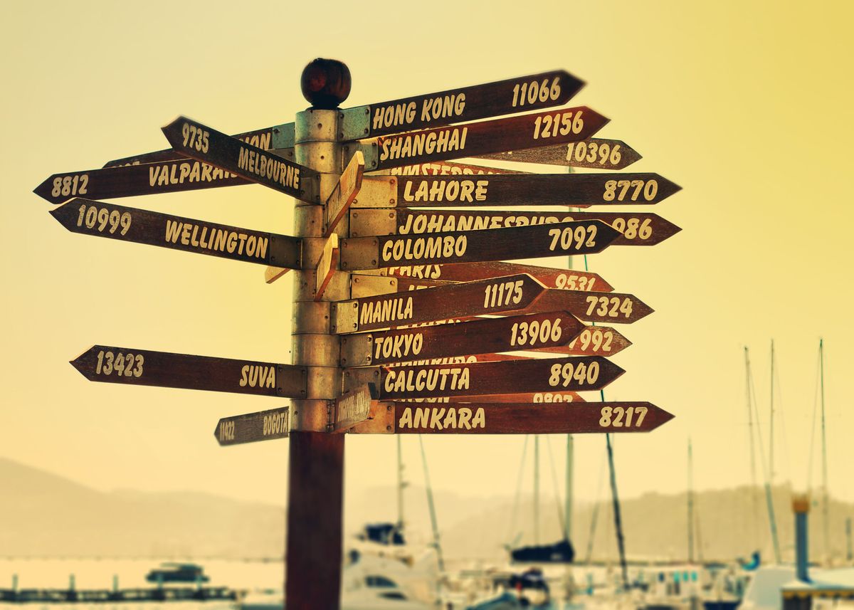 'All around the World' Poster, picture, metal print, paint by Ves Jako ...