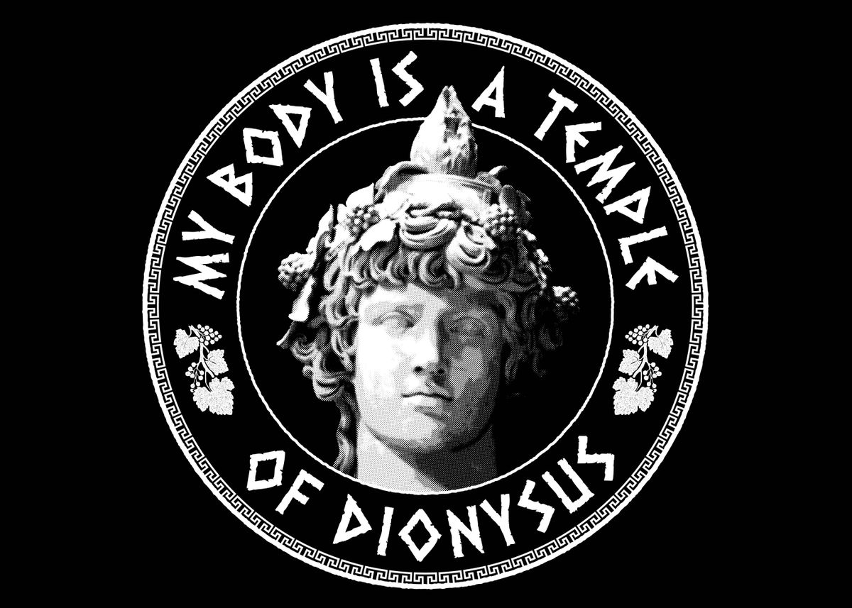 'THE TEMPLE OF DIONYSUS' Poster, picture, metal print, paint by Markus ...