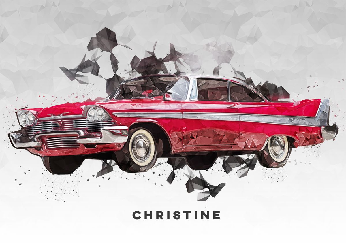 'Christine' Poster, picture, metal print, paint by Tatjana Geyr | Displate
