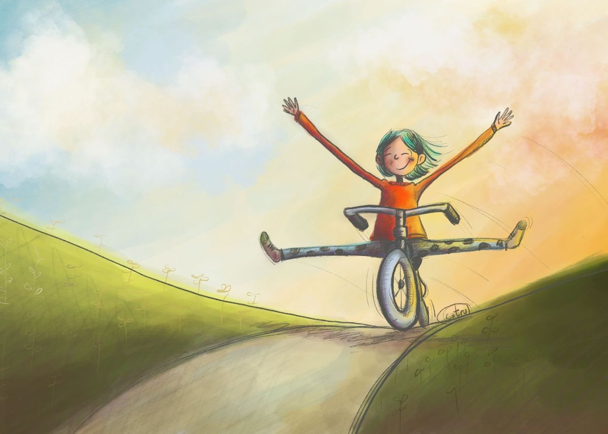 'Happy Memories' Poster, picture, metal print, paint by Carina ...