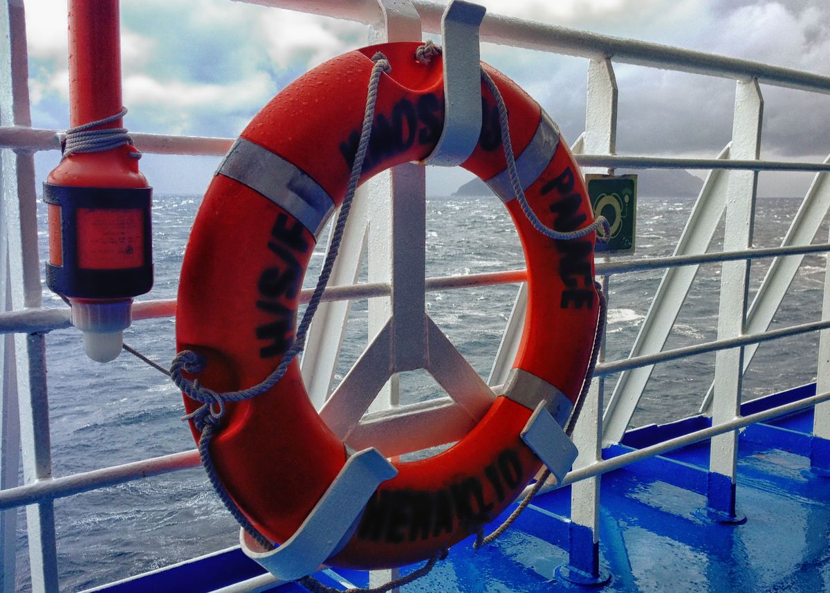 'Life preserver ' Poster by Katerina Ralli | Displate