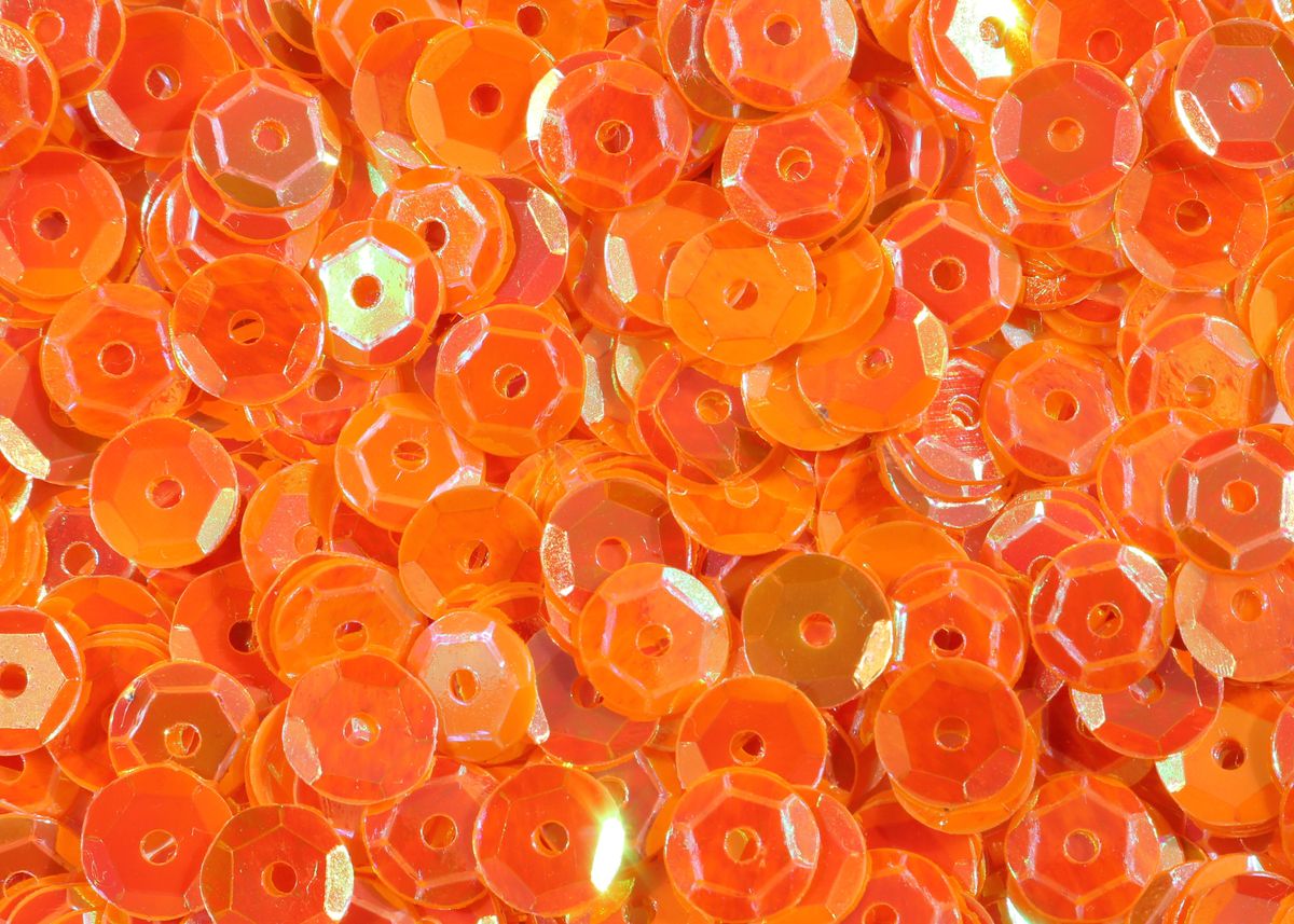 'Orange sequins background' Poster, picture, metal print, paint by ...