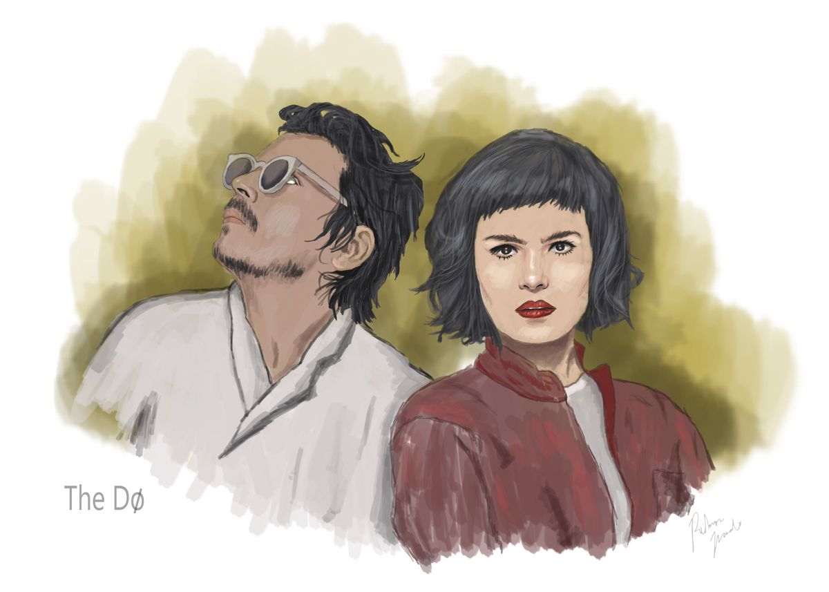 ''The Dø' band' Poster, picture, metal print, paint by Manuel Richmon ...