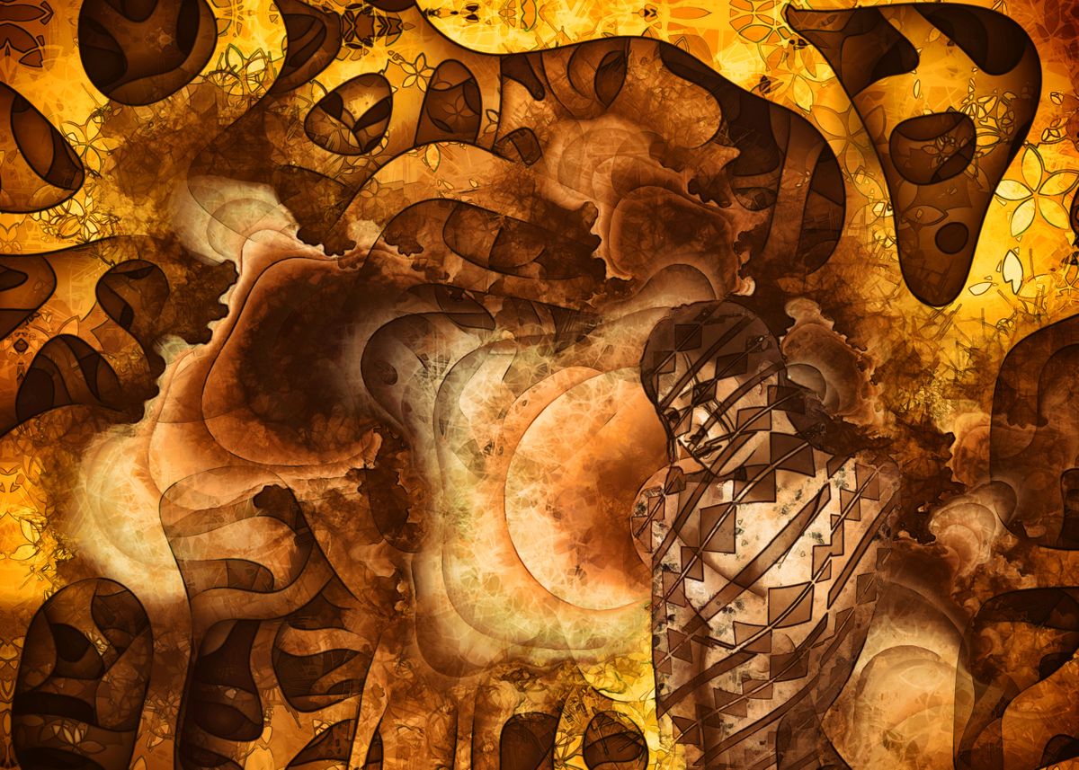 'oro' Poster by juan redruello | Displate