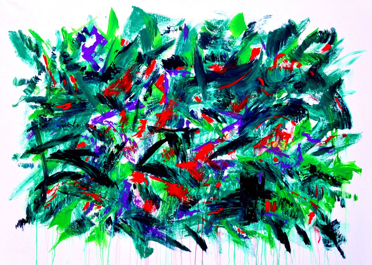 'Abstrac expressionism # 15' Poster by Giovanni Mileo | Displate