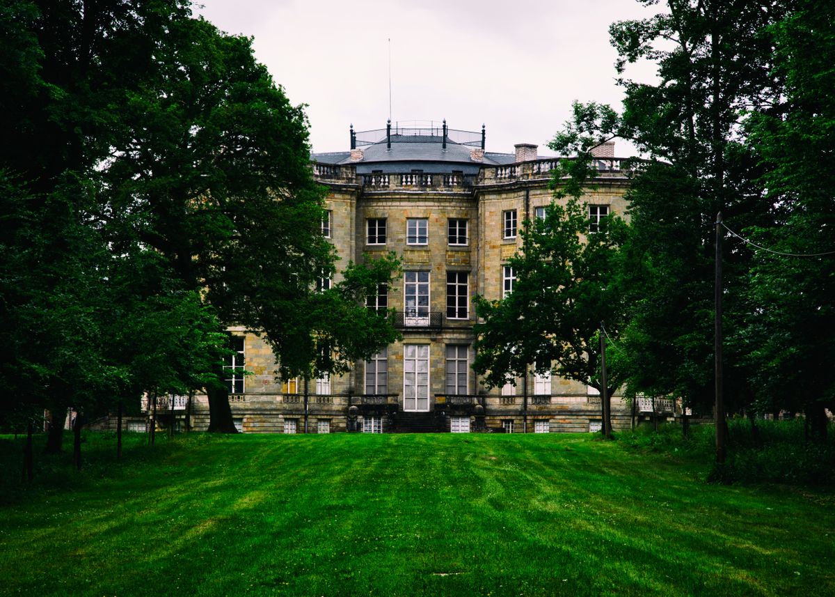 'French mansion' Poster, picture, metal print, paint by Benjamin Dupont ...