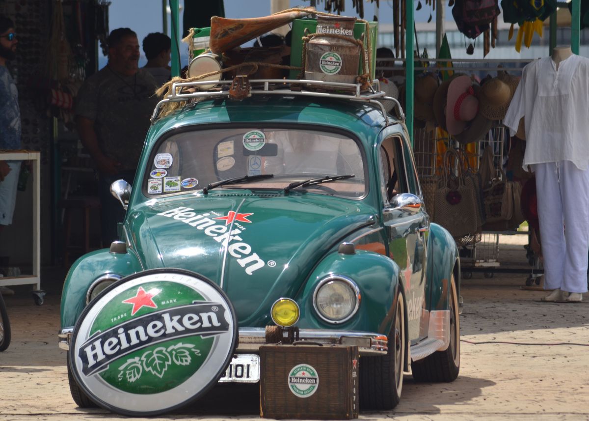 'Fusca' Poster, picture, metal print, paint by walce santos | Displate