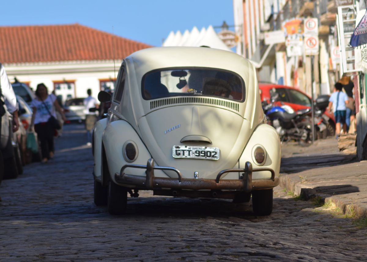 'Fusca' Poster, picture, metal print, paint by walce santos | Displate