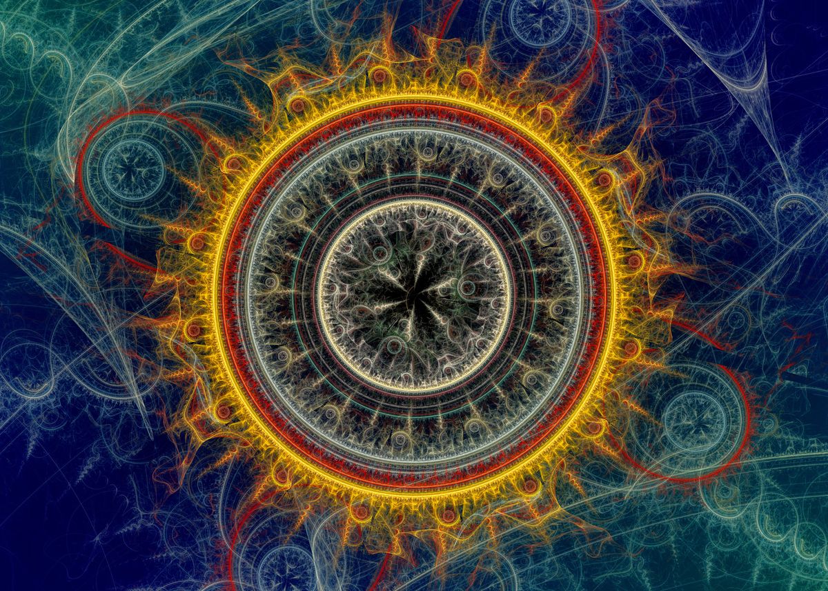 'Wheel of Fire' Poster, picture, metal print, paint by nyarlathotep c ...