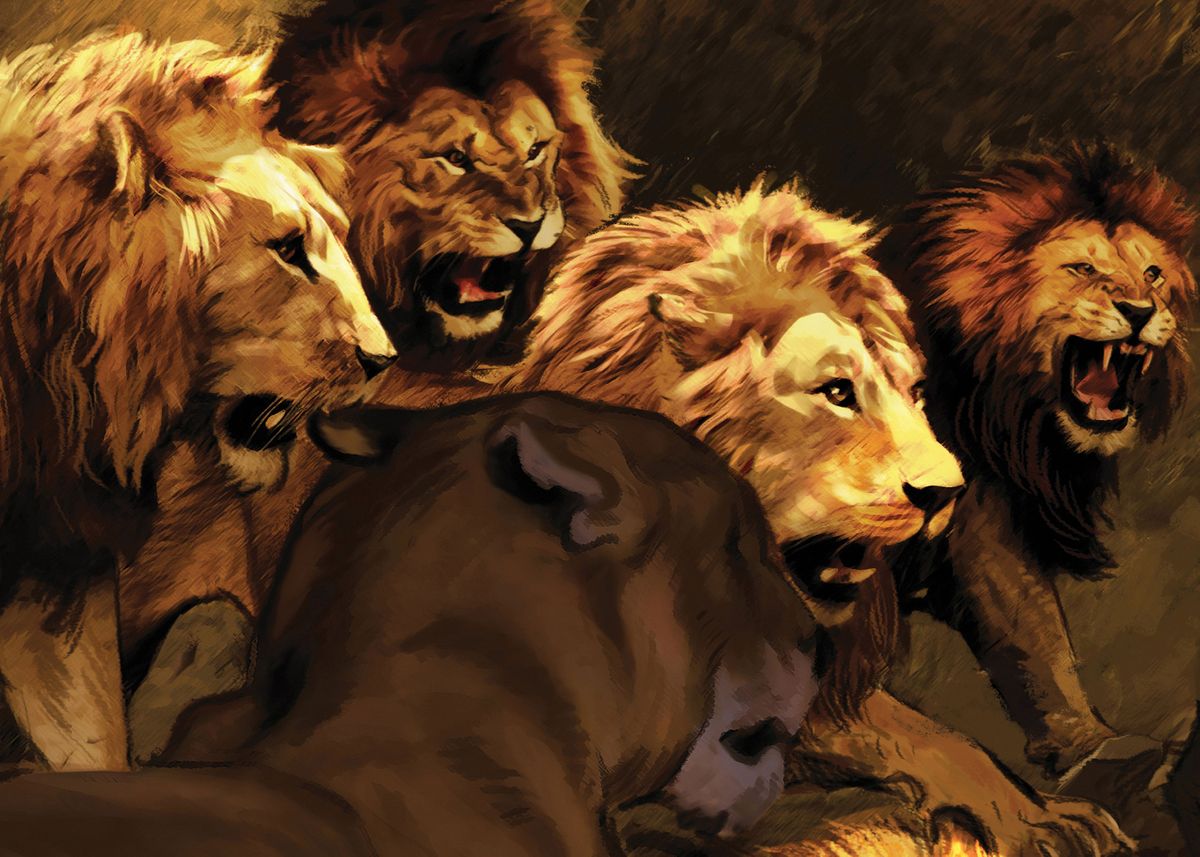 'Lions den' Poster by | Displate