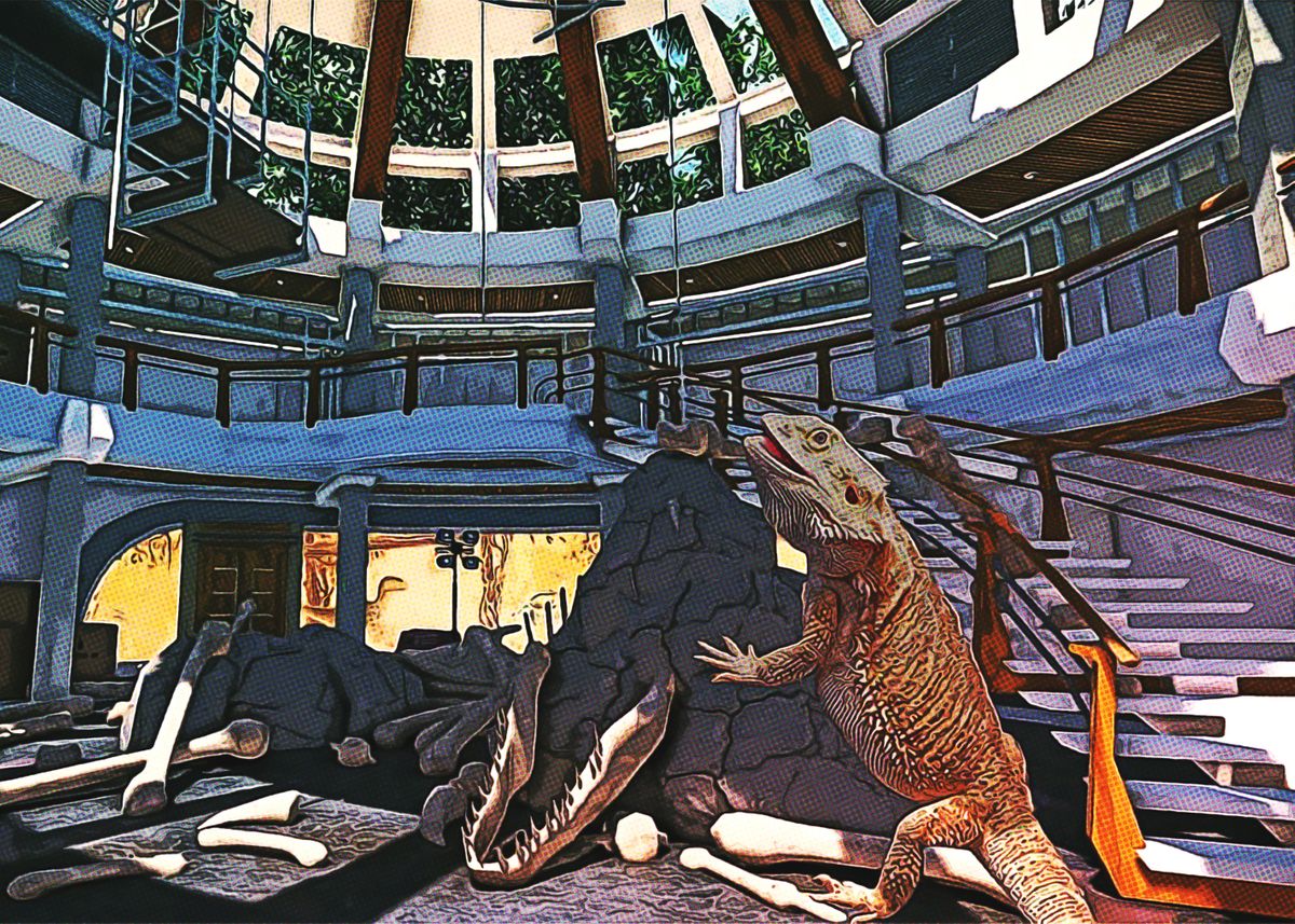 'Destructive Dragon' Poster, picture, metal print, paint by Lizzy Smith ...