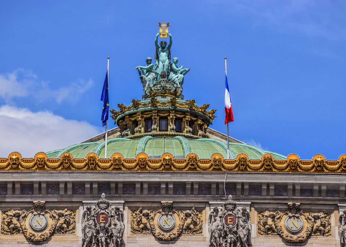 'Paris Opera Garnier' Poster, picture, metal print, paint by Ewa ...