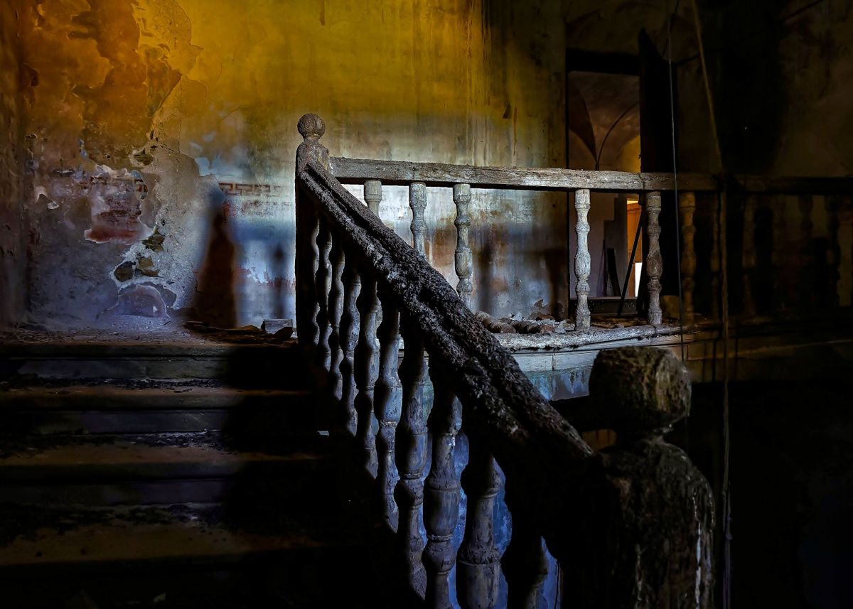 'Dark stairs' Poster by Jaume Cardona Casanova | Displate