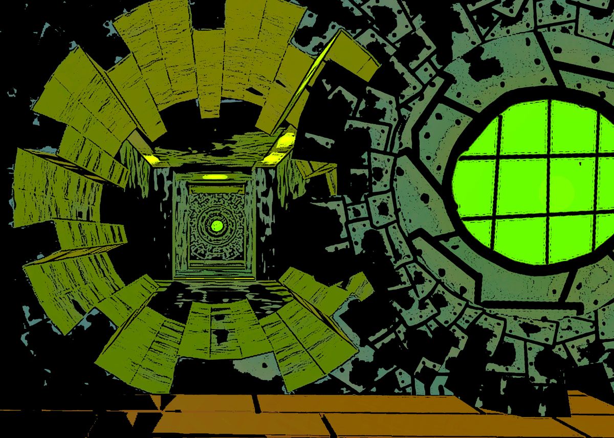 'Bunker' Poster by Alfonso Frías | Displate