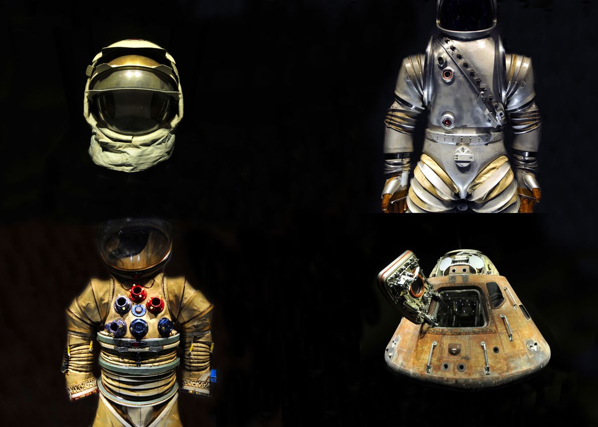 'Early space travel' Poster, picture, metal print, paint by David ...